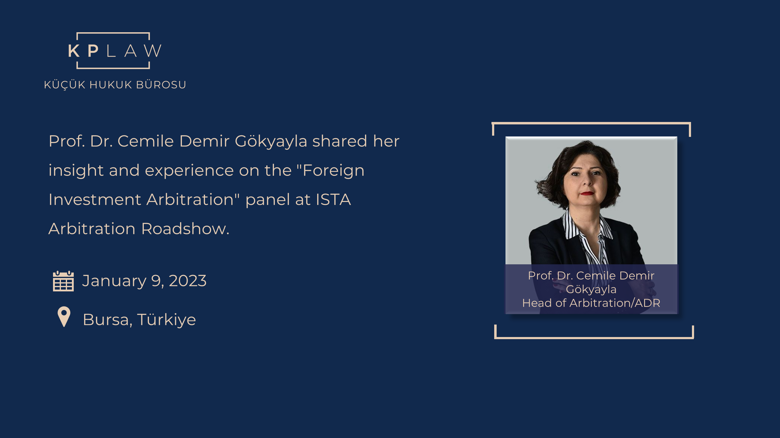 Foreign Investment Arbitration Panel at ISTA Arbitration Roadshow | KPLAW